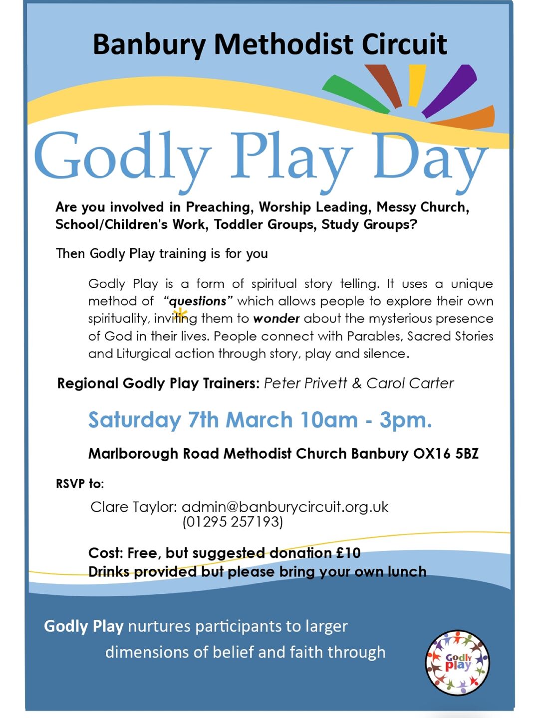 Oxford Methodist Circuit | Godly Play Training Day - Saturday 7th March ...
