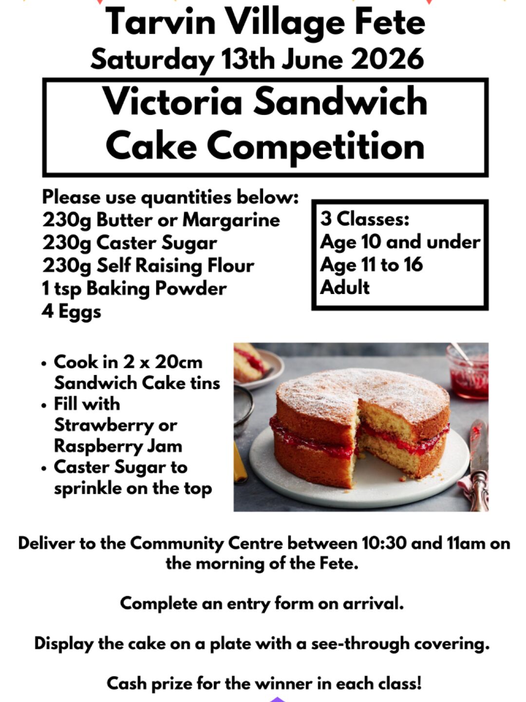 TarvinOnline | Summer Fete - Cake Competition