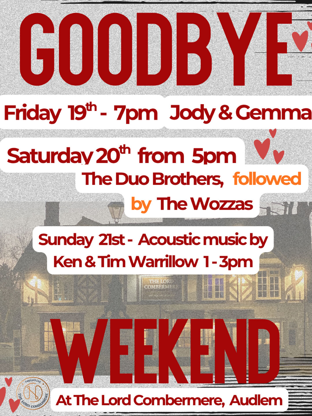 AudlemOnline | Lord Combermere Goodbye Weekend