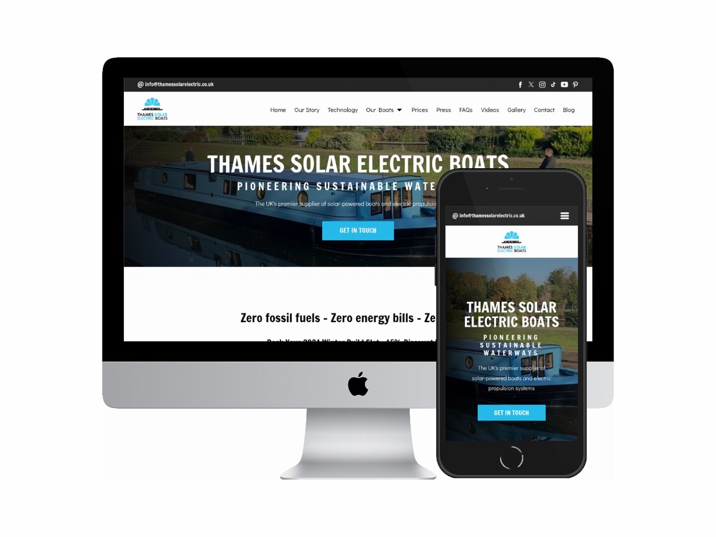 Fruitcake Media | Thames Solar Electric Case Study