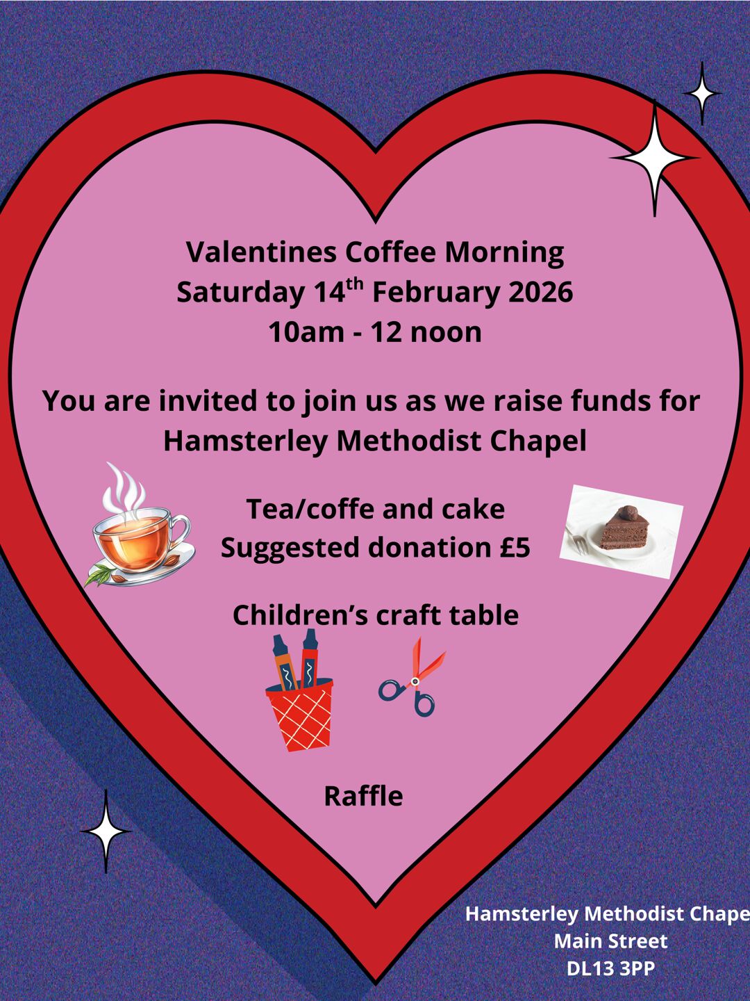 Bishop Auckland & Shildon Methodist Circuit | Valentines Coffee Morning